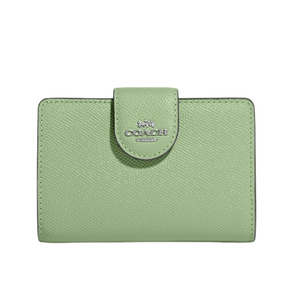 Coach | Bags | Coach Green Wallet | Poshmark